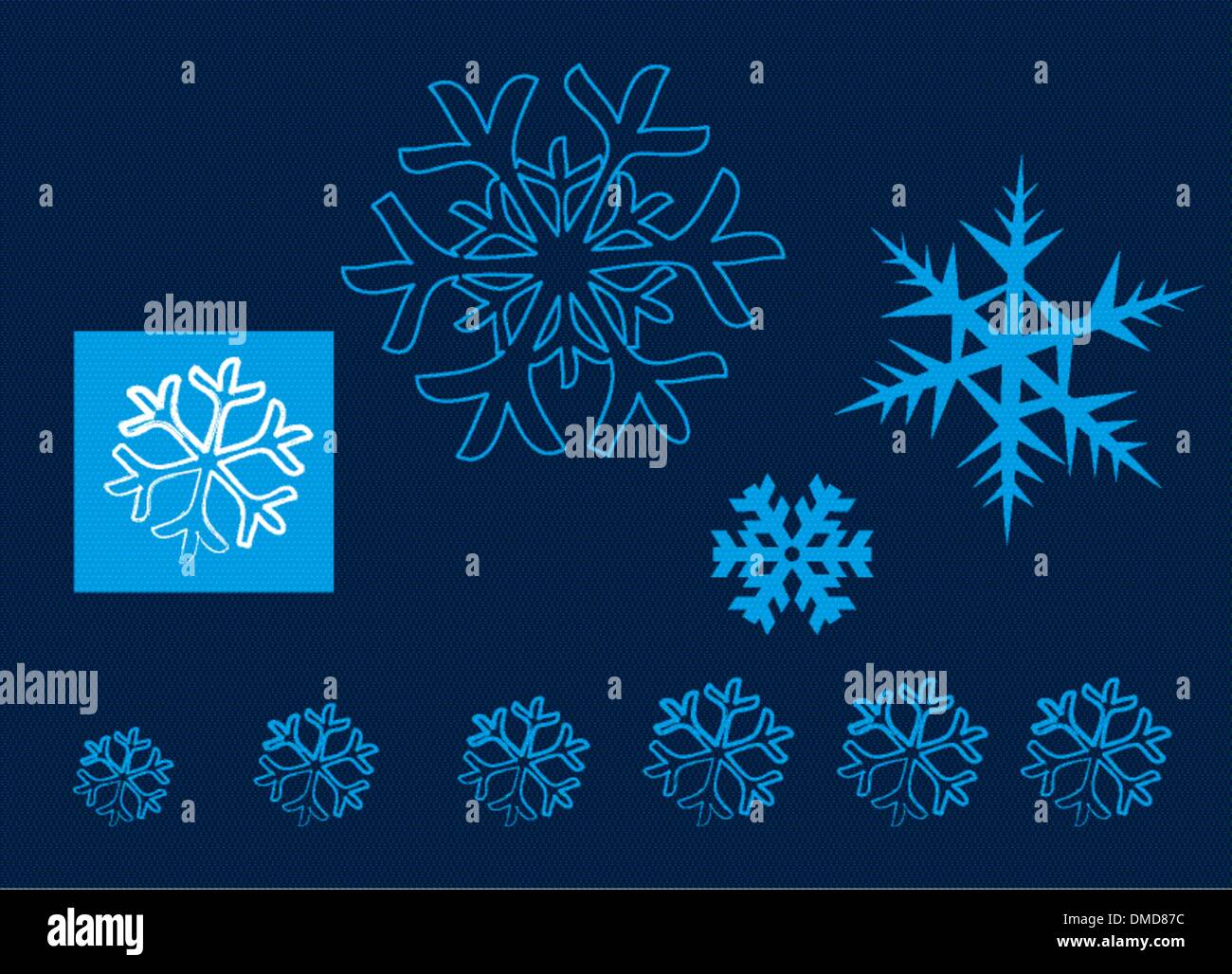 Snowflakes play Stock Vector Images - Alamy