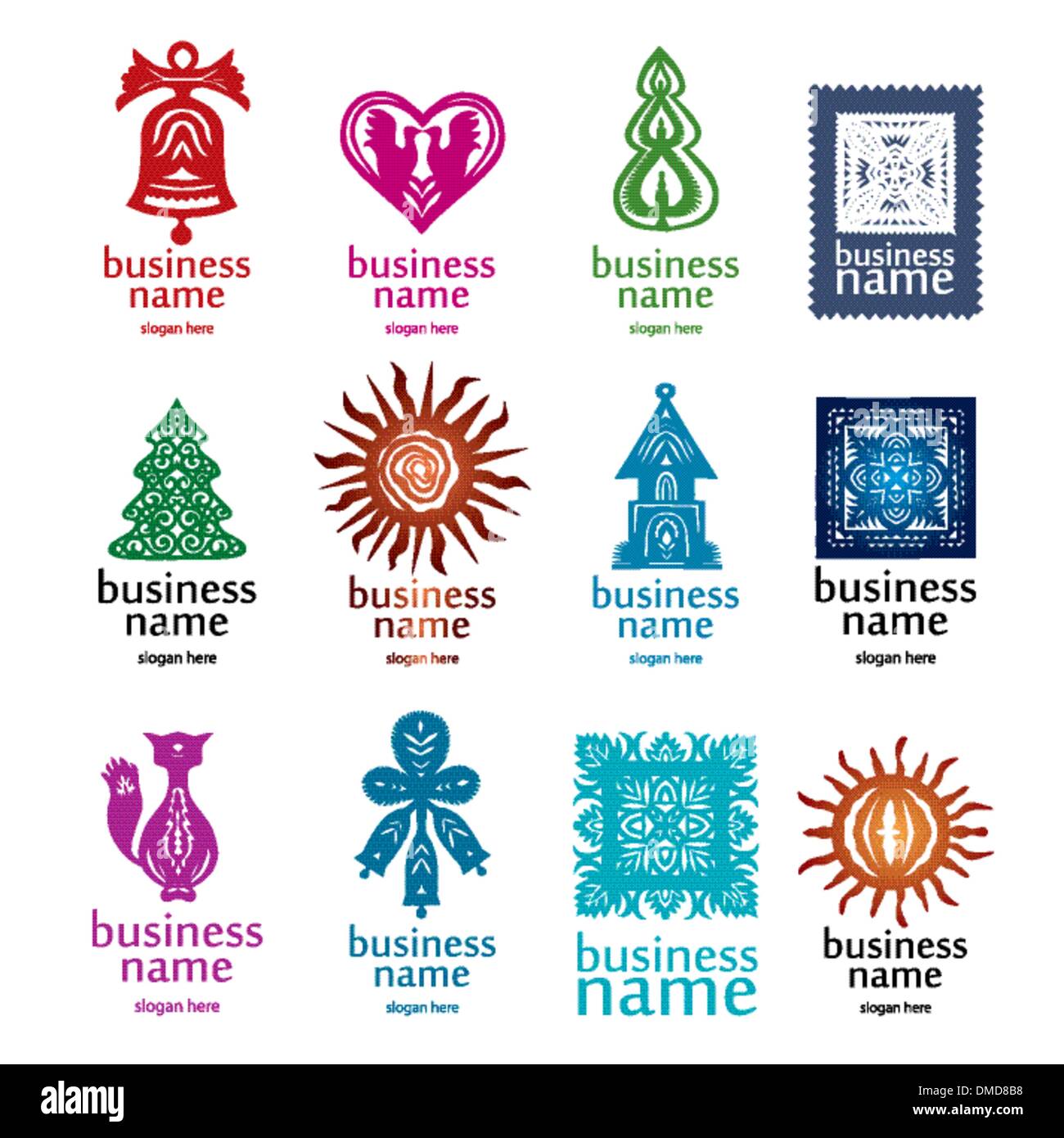 New collection of logos Stock Vector Image & Art - Alamy