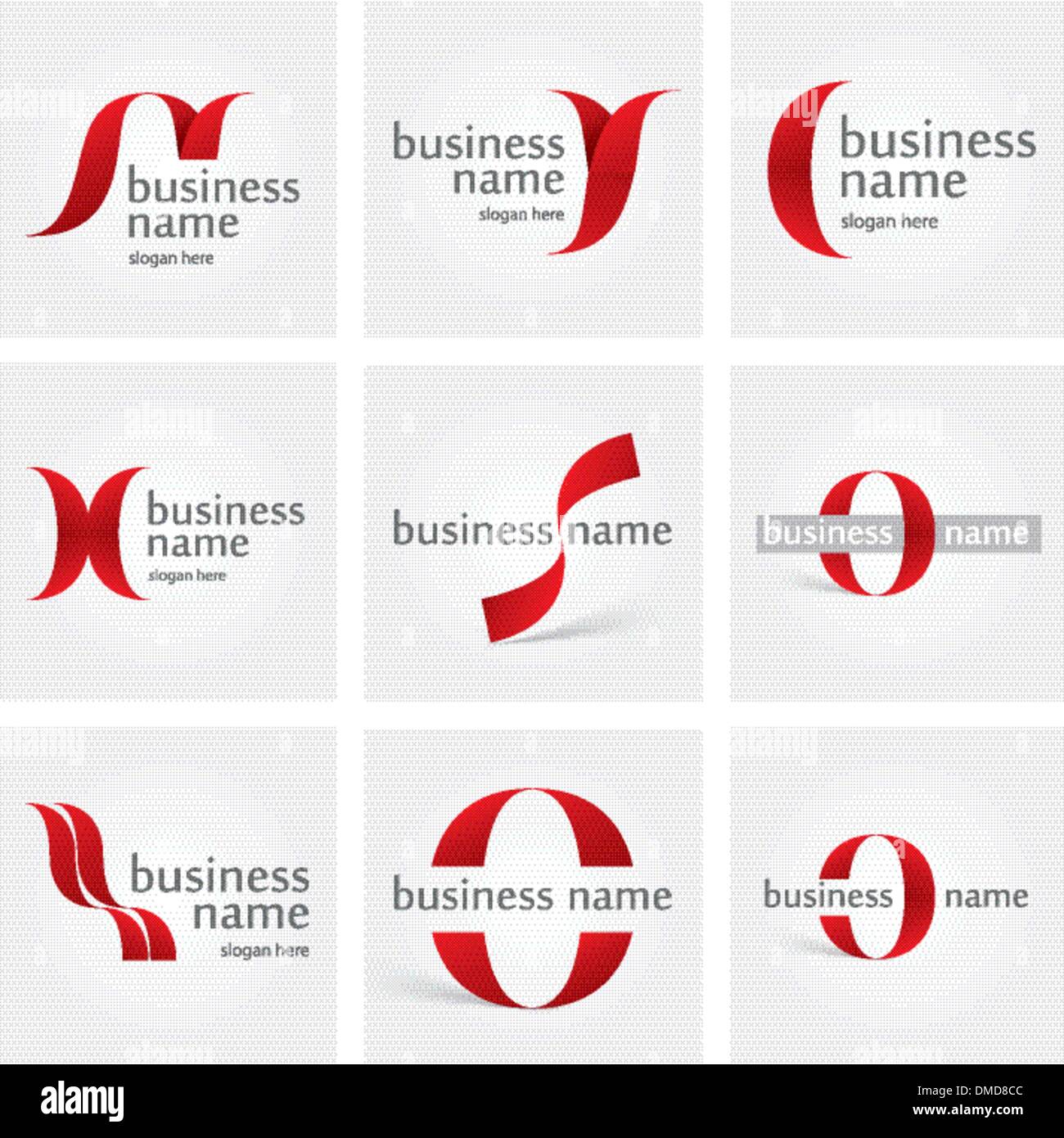 Brand red ribbon label Stock Vector Images - Alamy