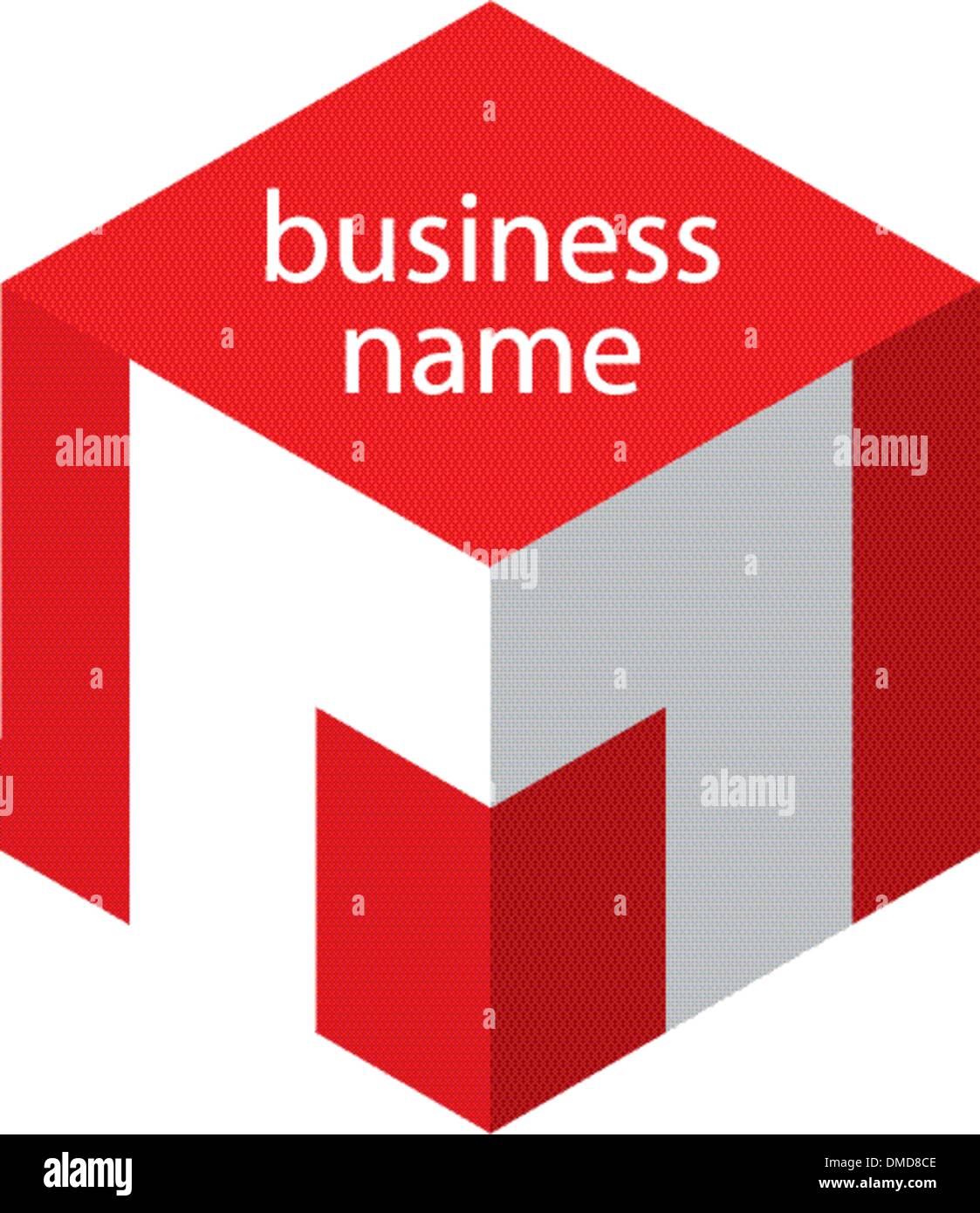 logo red cube Stock Vector Image & Art - Alamy