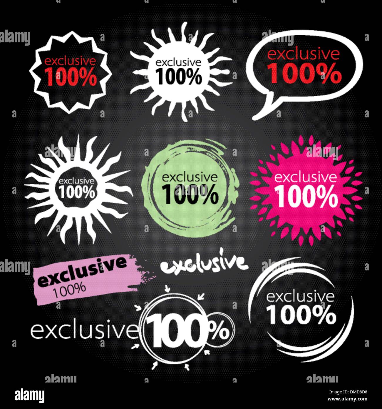 vector 100 mark Stock Vector Image & Art - Alamy