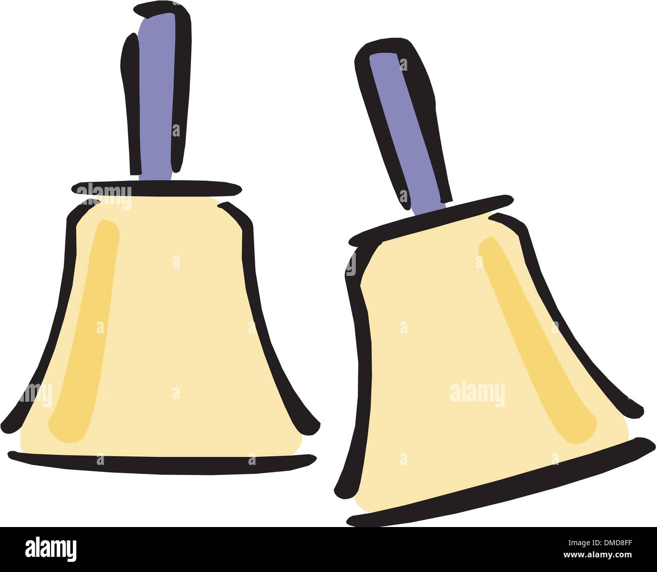 Easter bell Stock Vector Images - Alamy