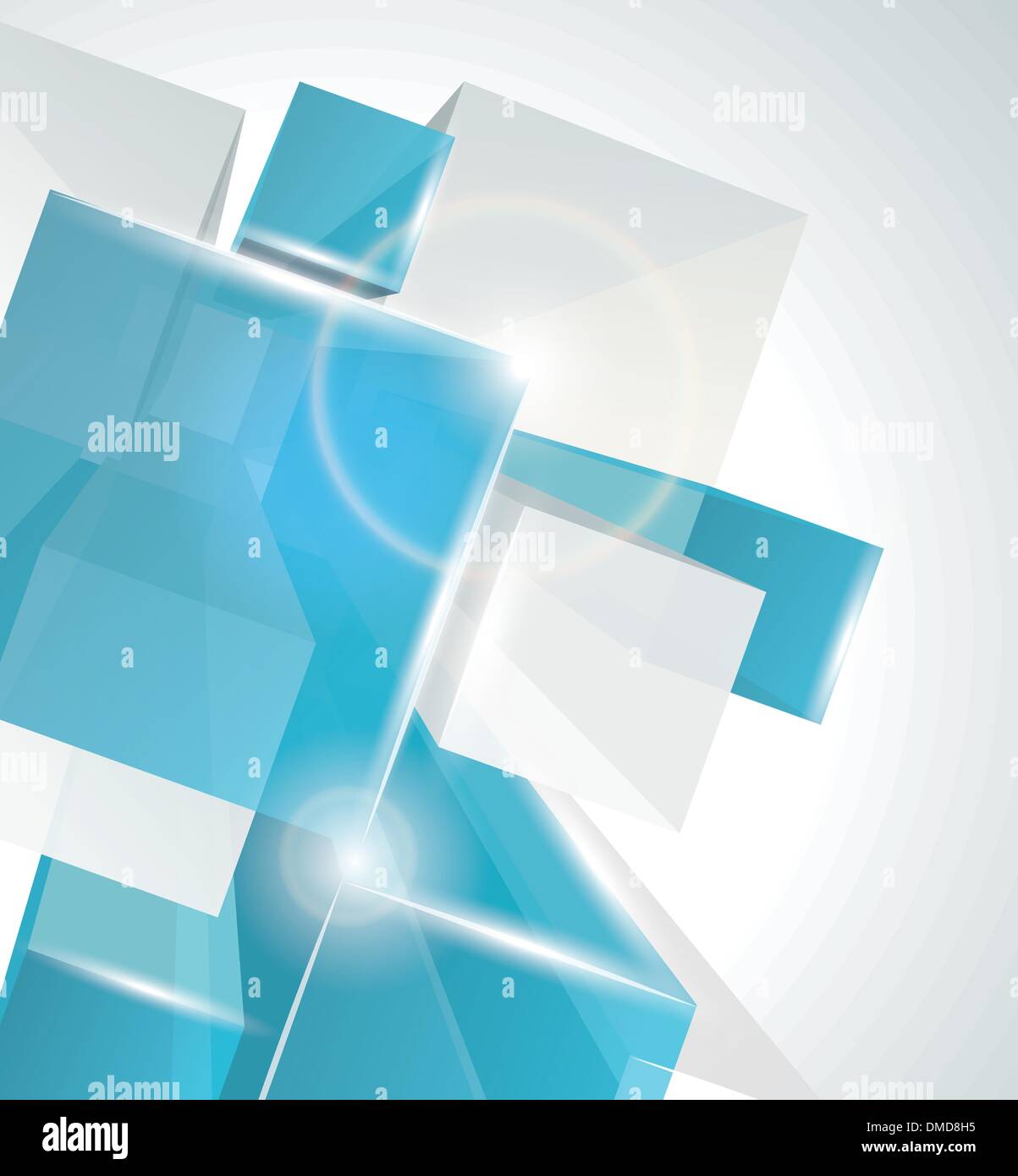 3d glass rectangles abstract background Stock Vector Images - Alamy