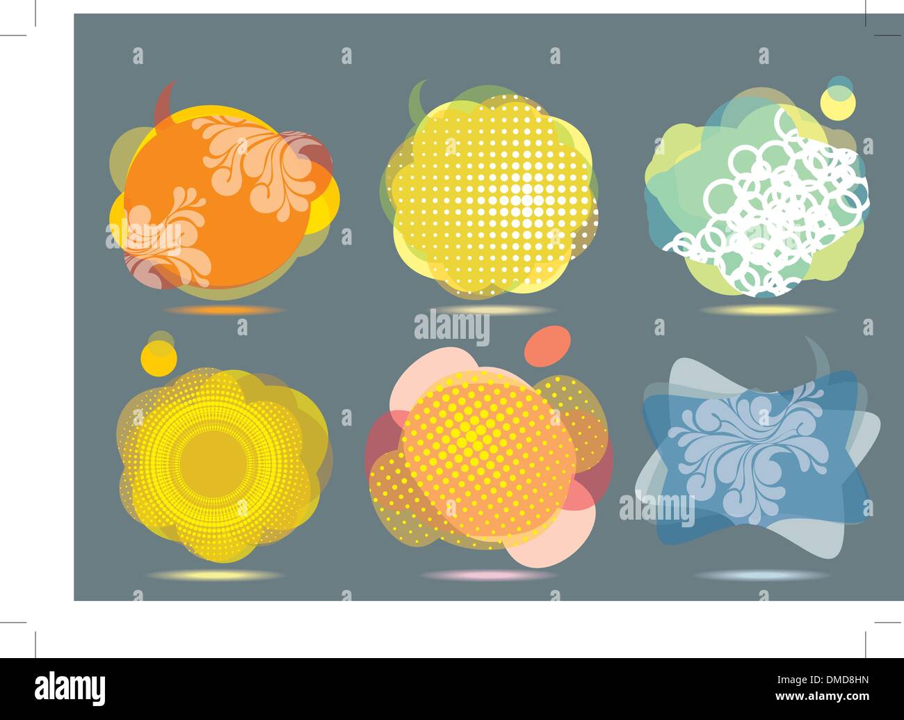 Speech And Thought Bubbles Stock Vector Image & Art - Alamy