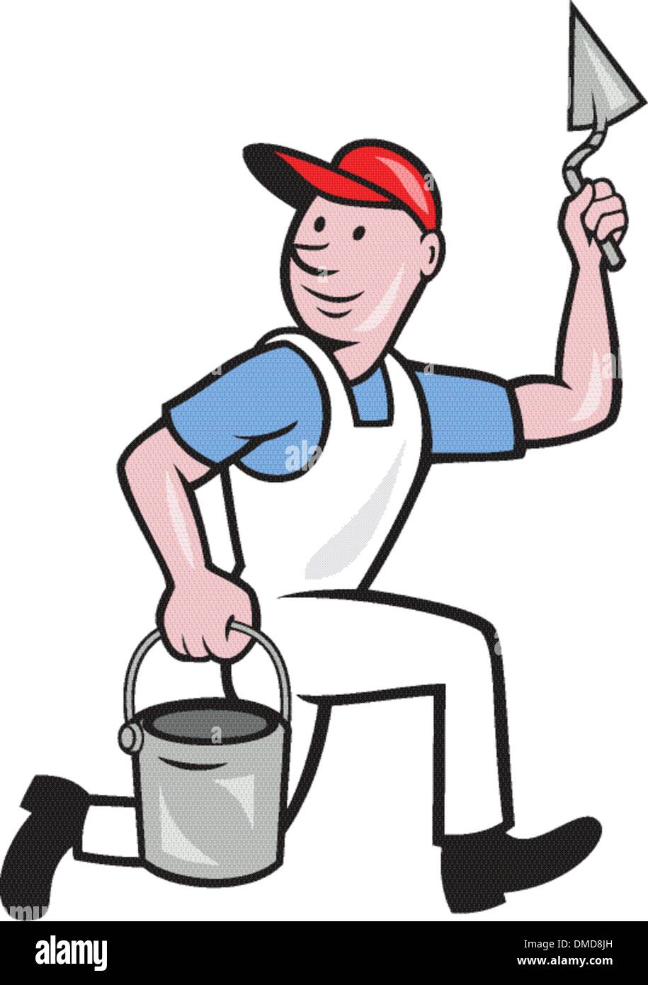 Plasterer vector vectors hi-res stock photography and images - Alamy