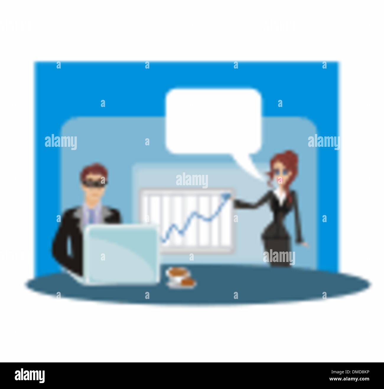 Two people seated in Stock Vector Images - Alamy