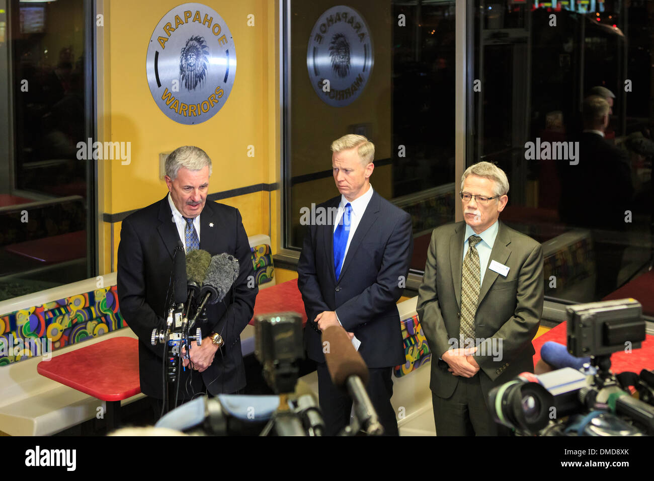 Centennial, Colorado, USA, 13 December 2013. From left to right ...