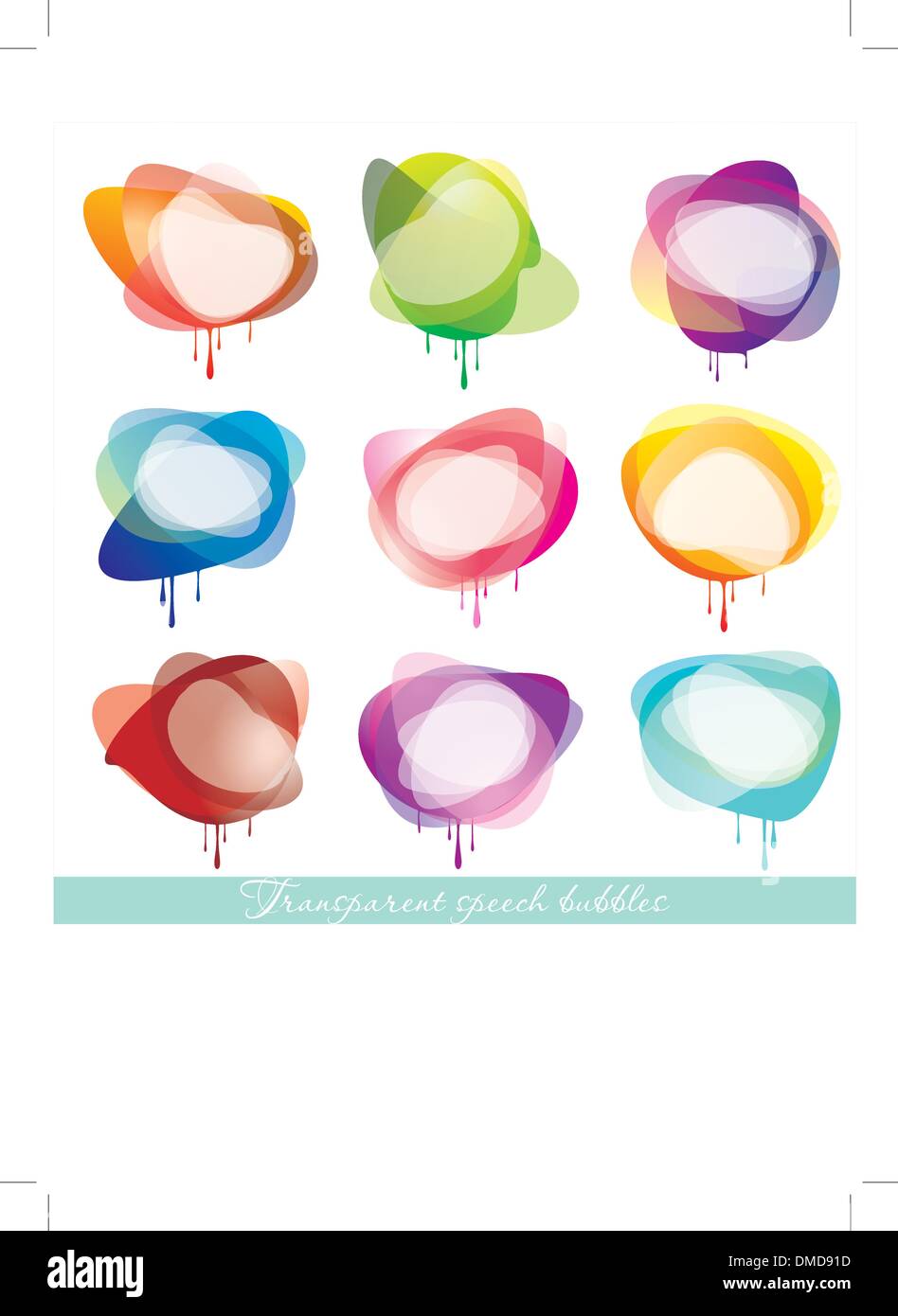 Speech And Thought Bubbles Stock Vector Image & Art - Alamy