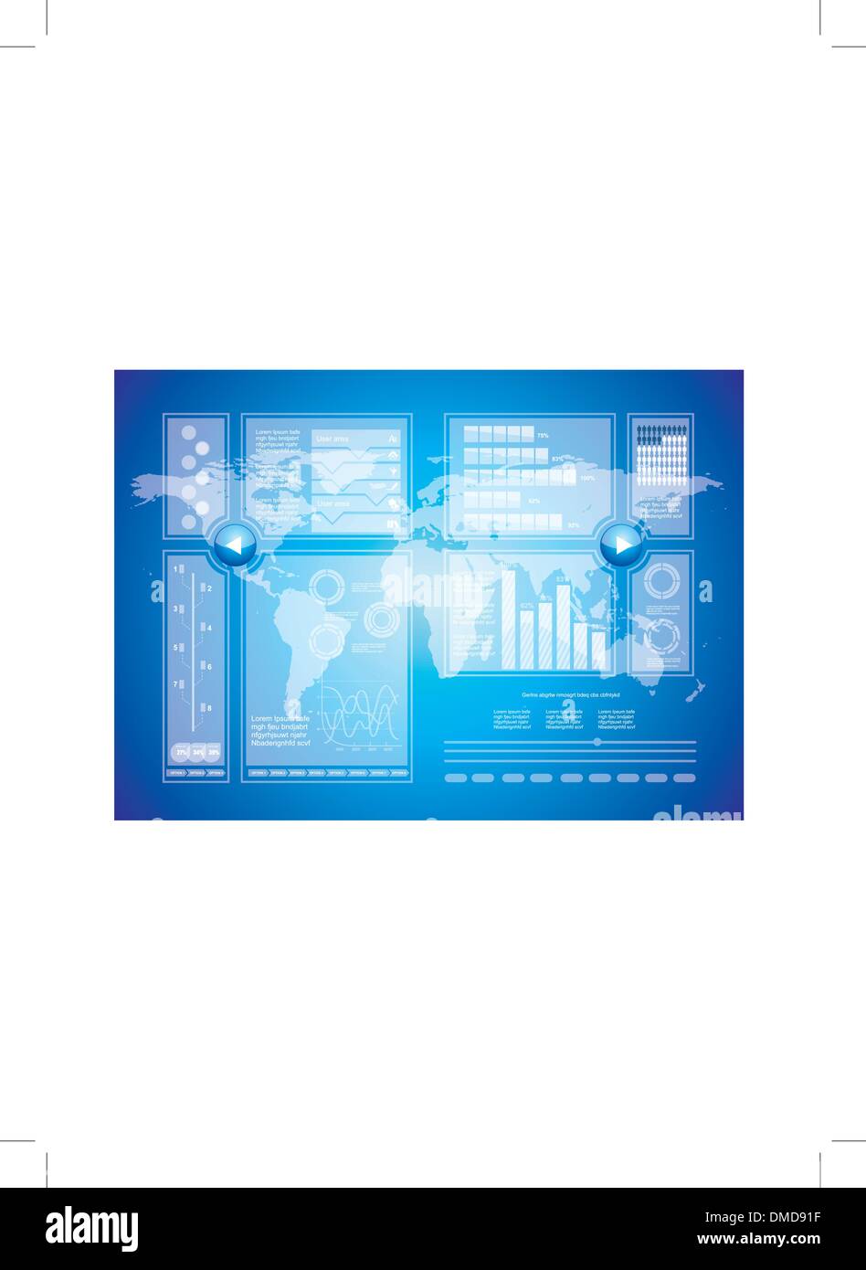 Modern futuristic virtual abstract Stock Vector Images - Alamy