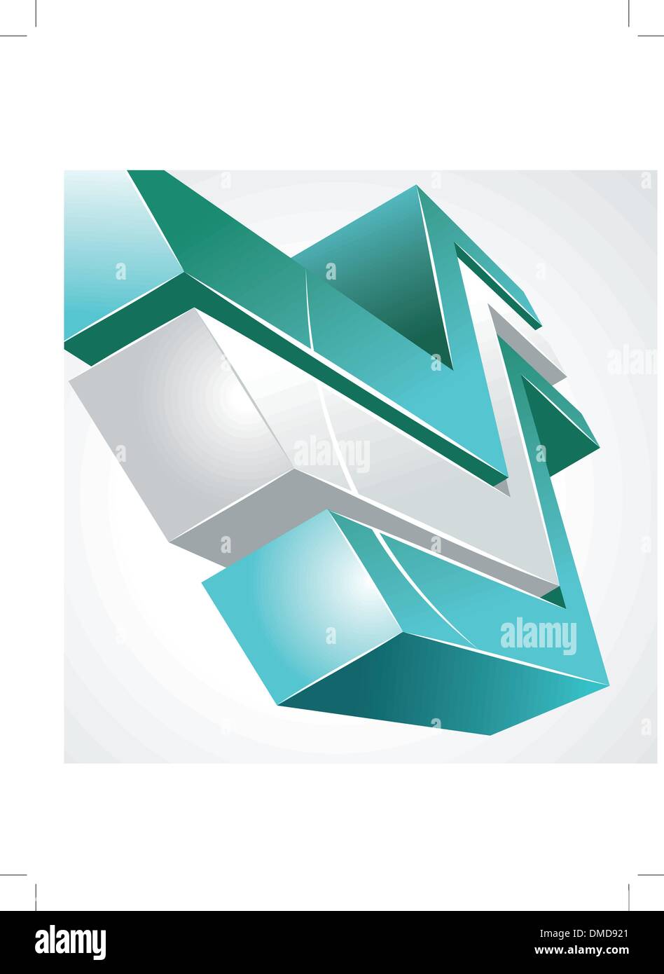 3d render abstract technology background Stock Vector Images - Alamy