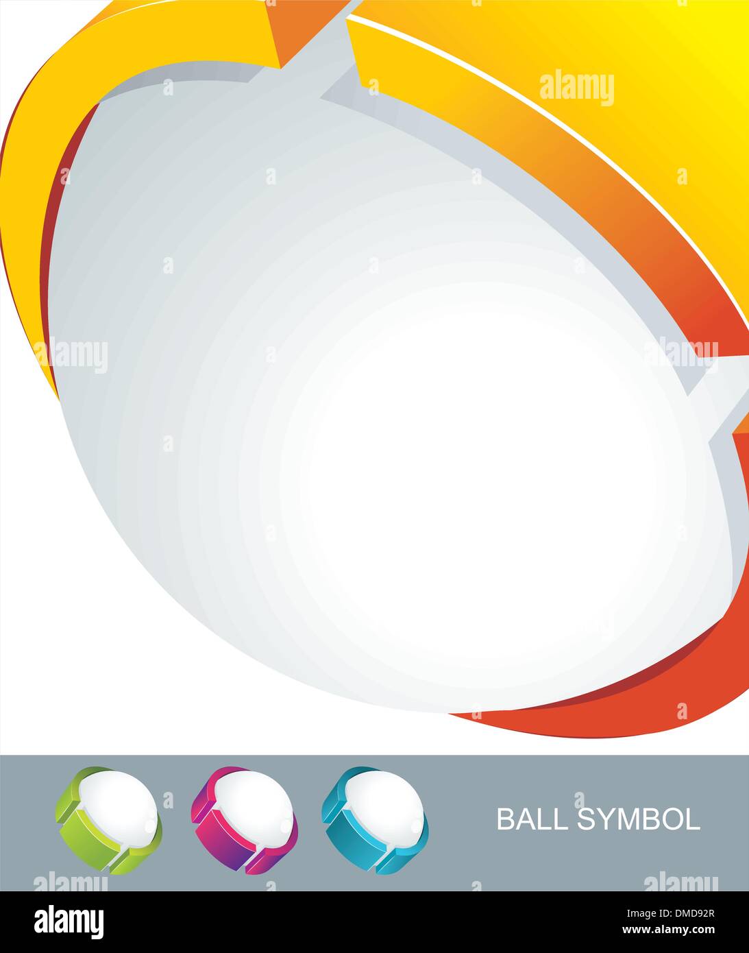 Sphere 3d design. Vector symbol Stock Vector Image & Art - Alamy