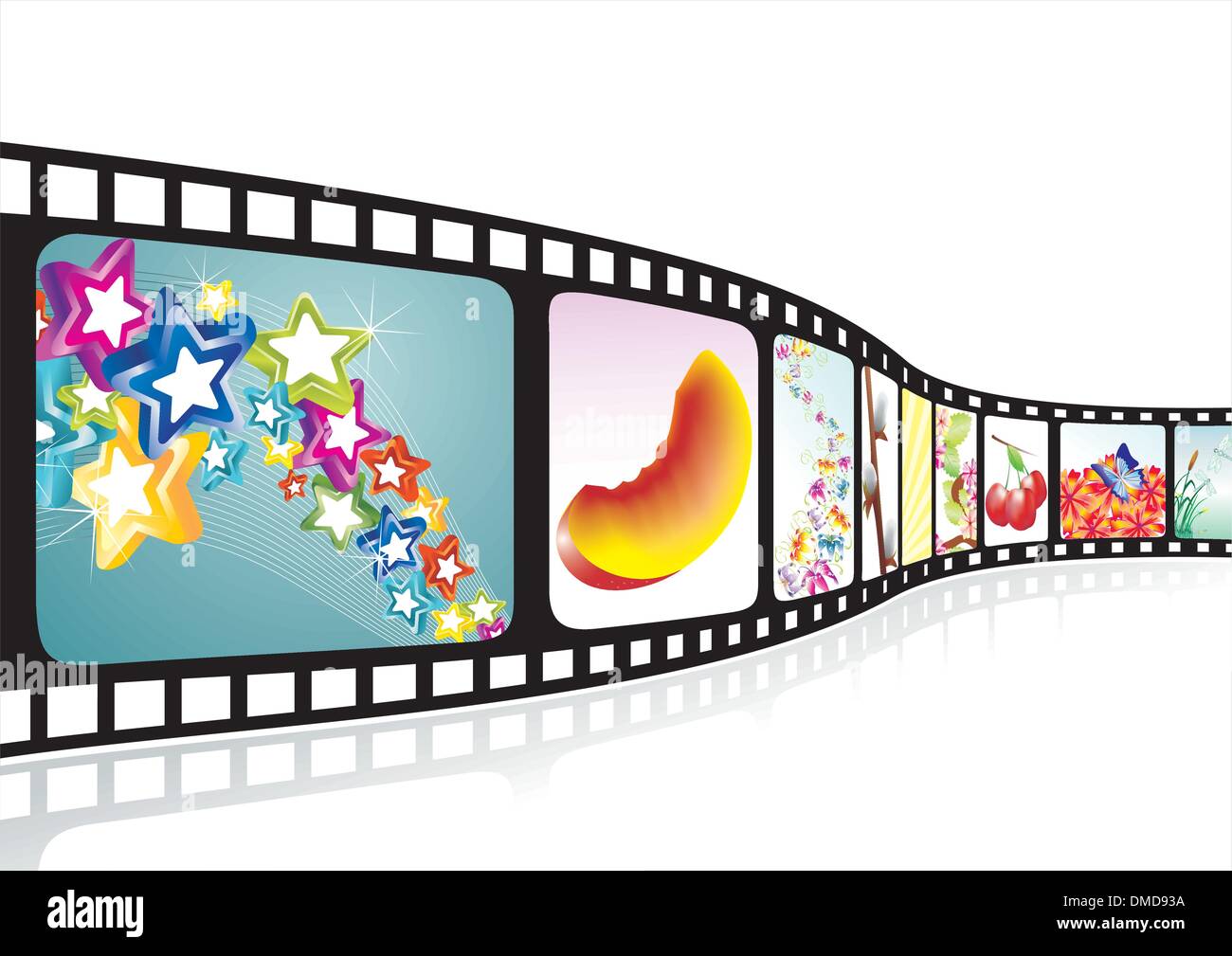 Film Strip Movie Template Photograph Stock Photos & Film Strip Movie ...