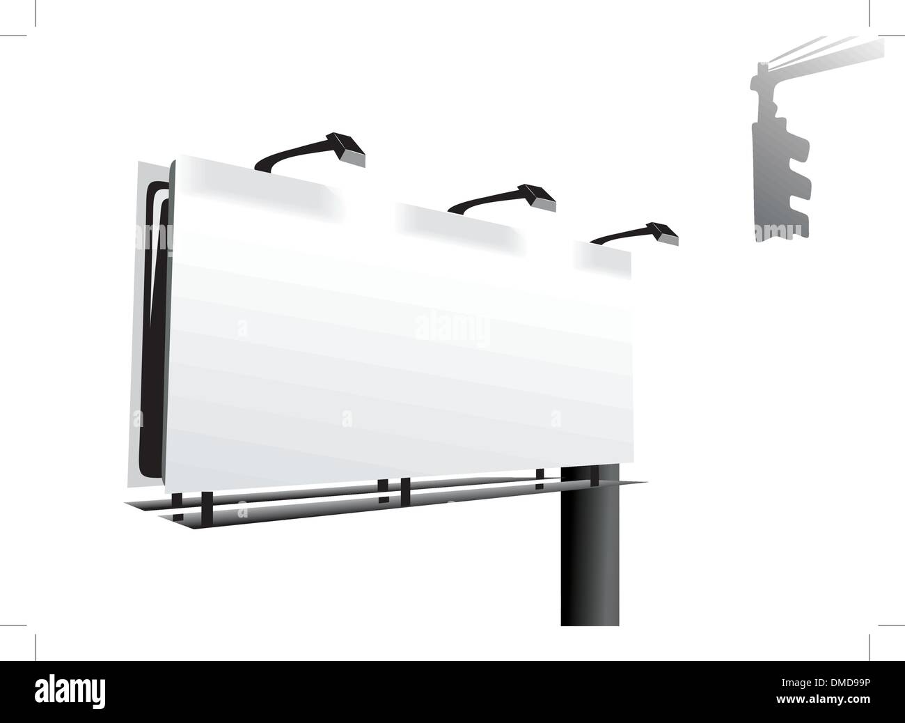 Advertising banner on outside Stock Vector Images - Alamy