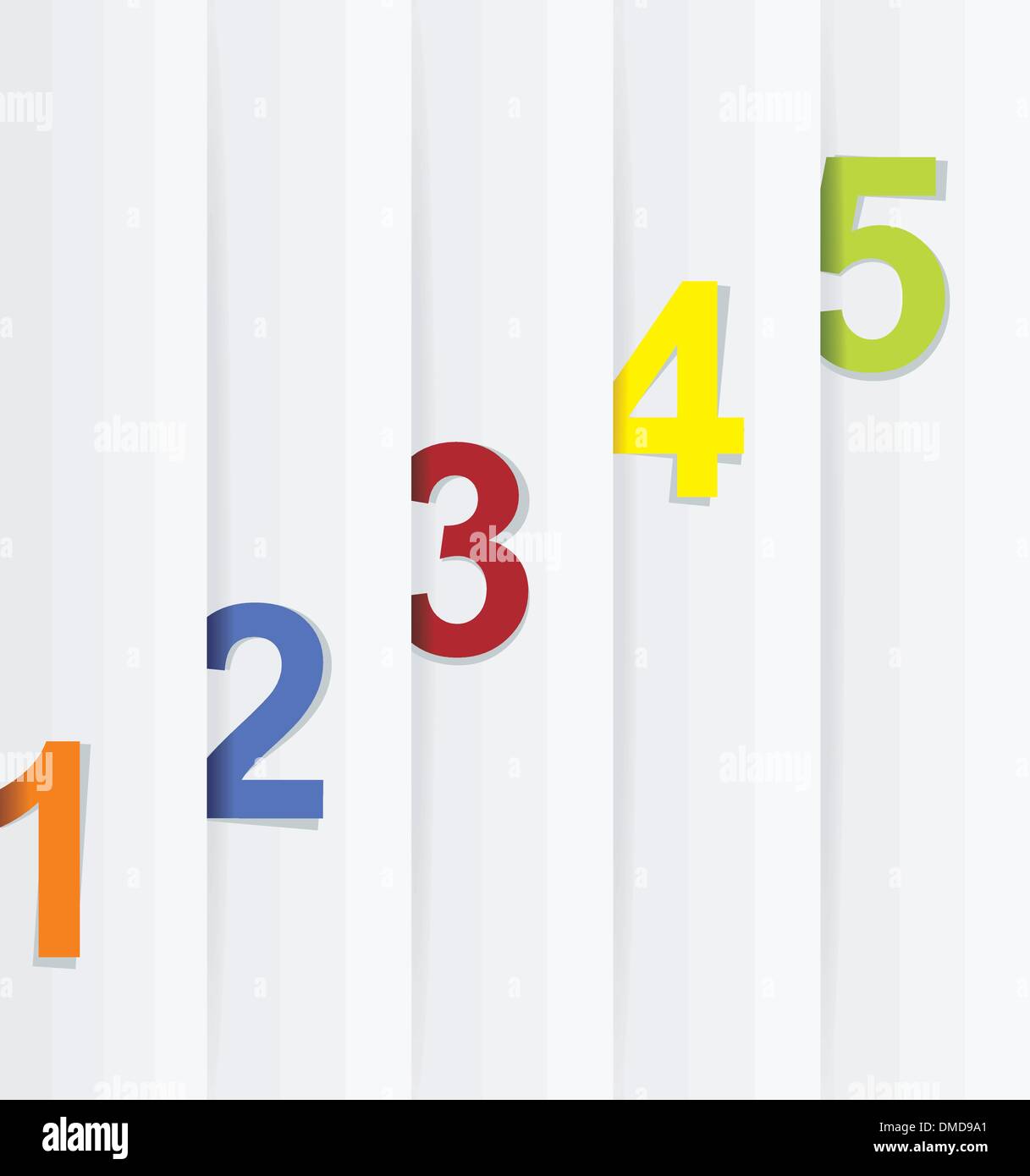 Design template numbered banners Stock Vector Image & Art - Alamy