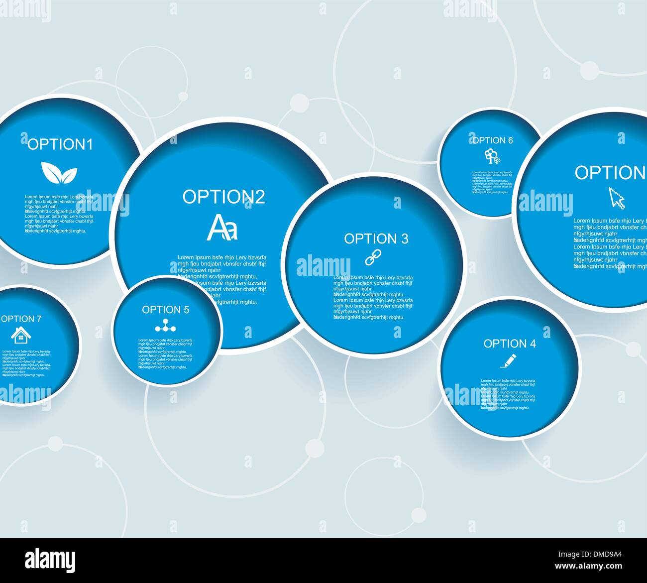 Web design with blue bubbles Stock Vector Image & Art - Alamy