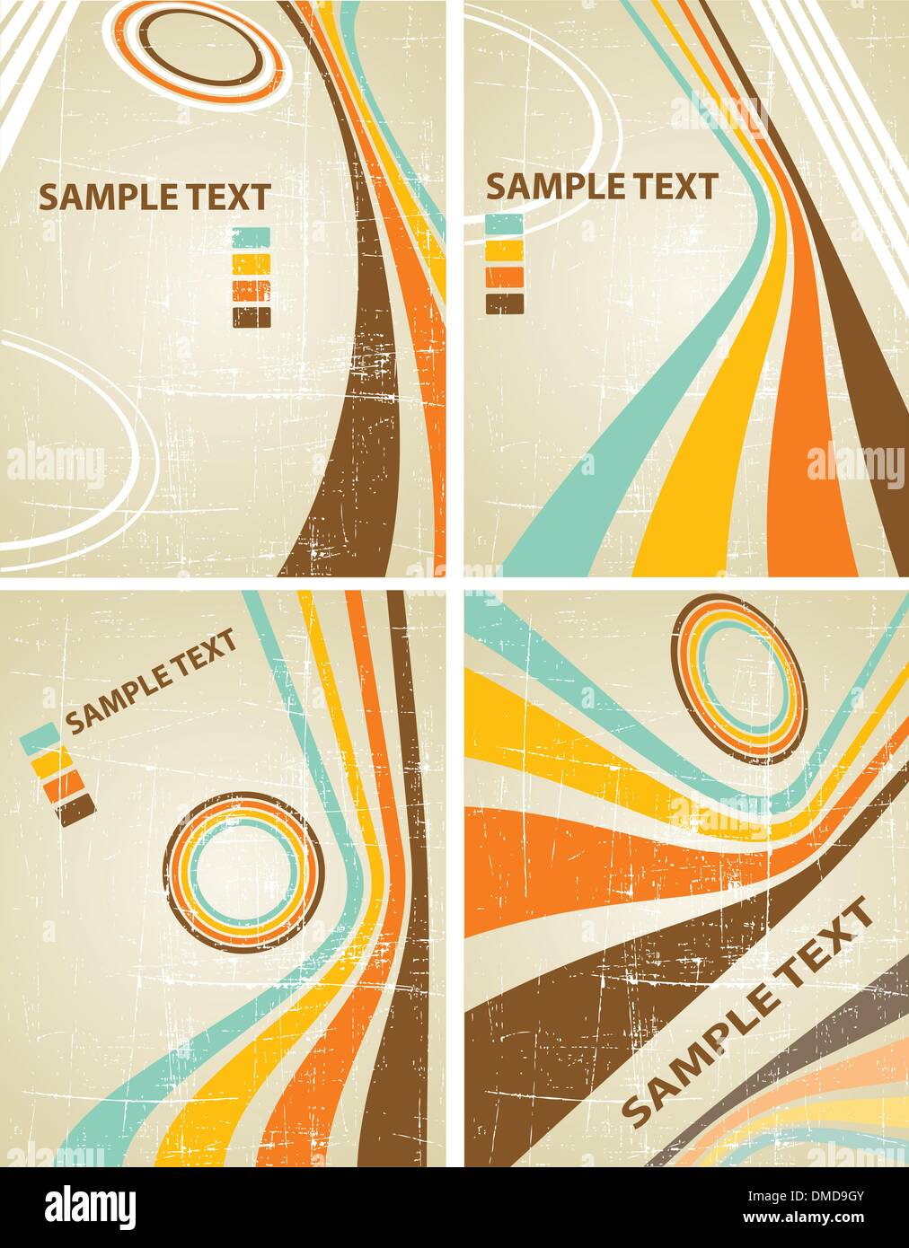 the vector retro grunge background Stock Vector Image & Art - Alamy