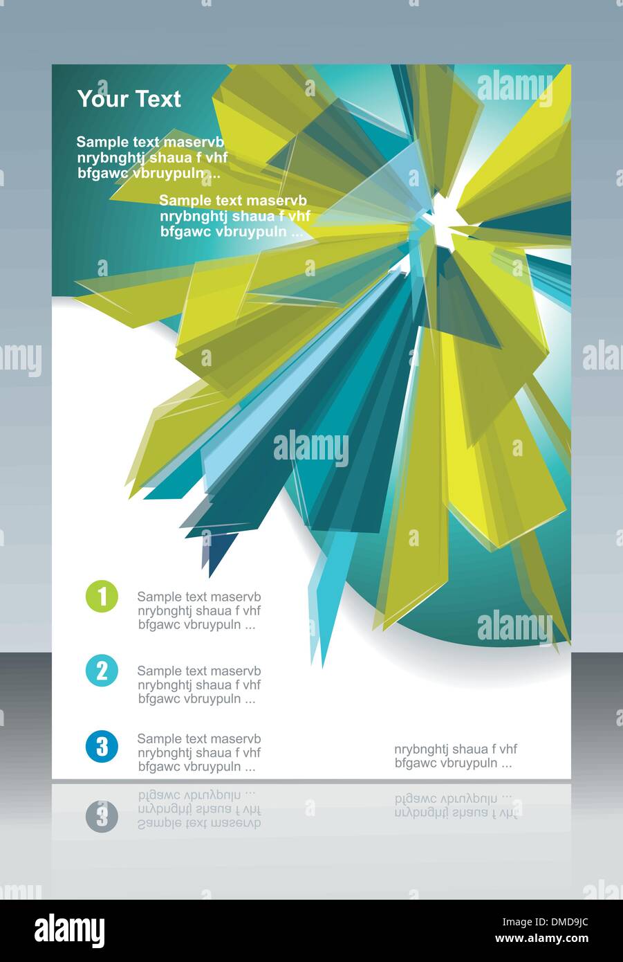 Digital vector green blue Stock Vector Images - Alamy