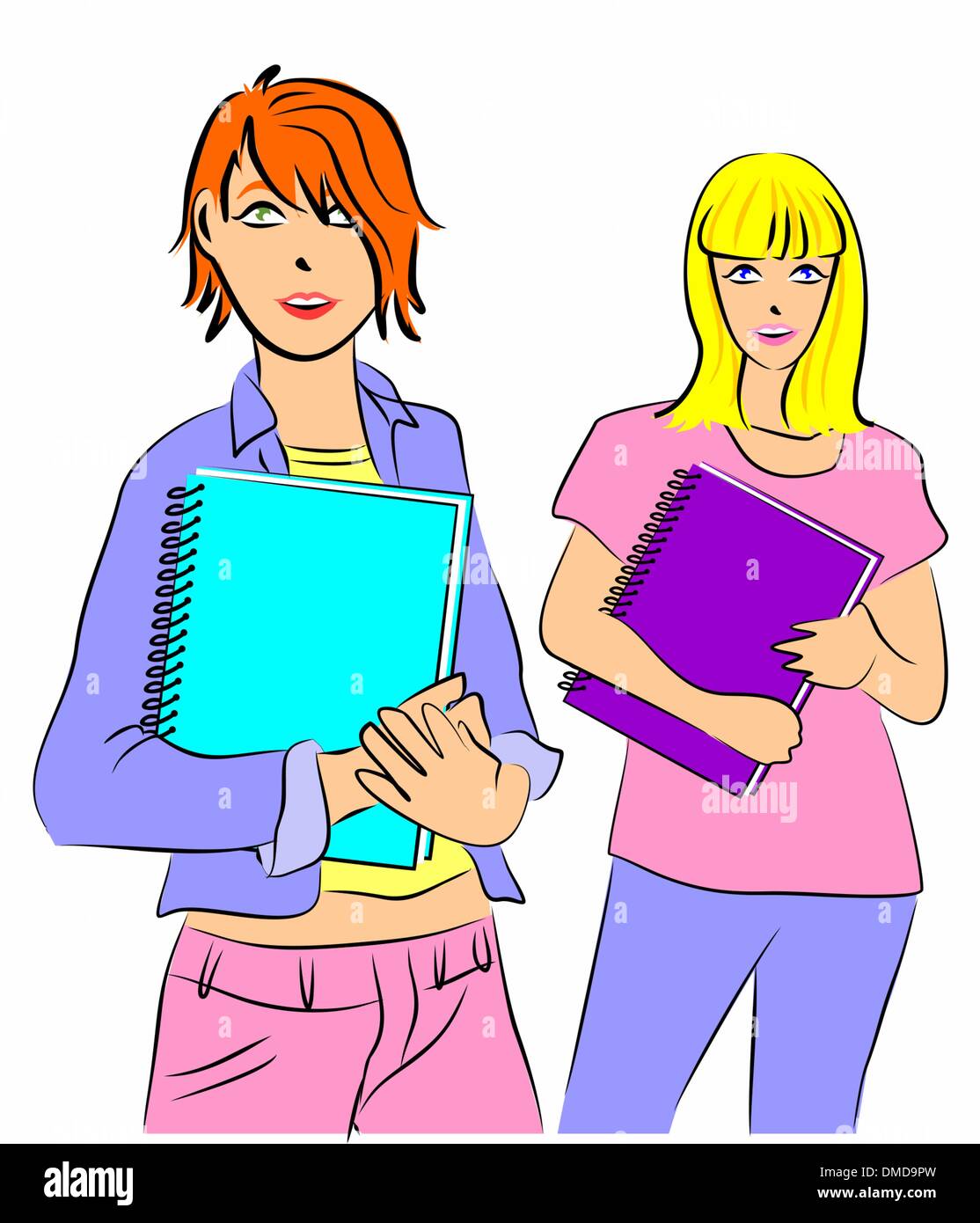 Diverse College Students Clipart