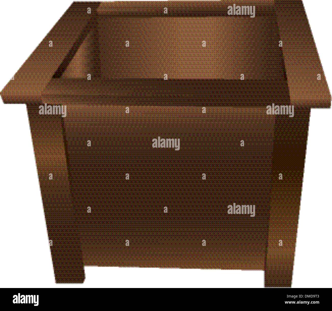 Planter gravel garden Stock Vector Images - Alamy