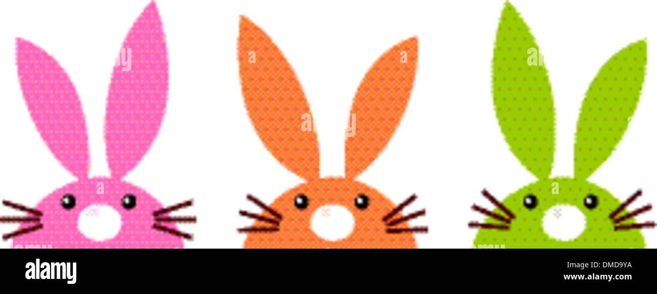 Easter bunnies clipart hi-res stock photography and images - Alamy