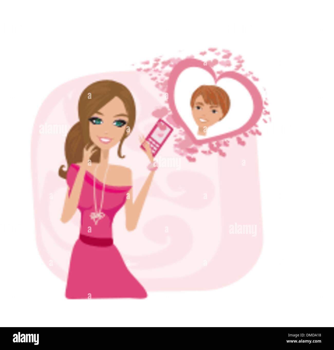 Call family Stock Vector Images - Alamy