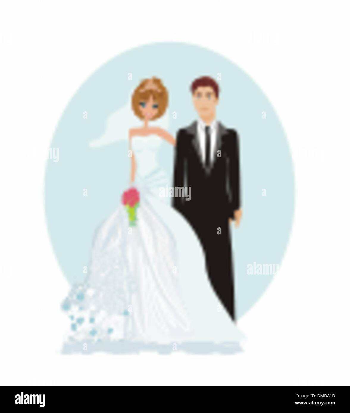 wedding couple vector Stock Vector Image & Art - Alamy