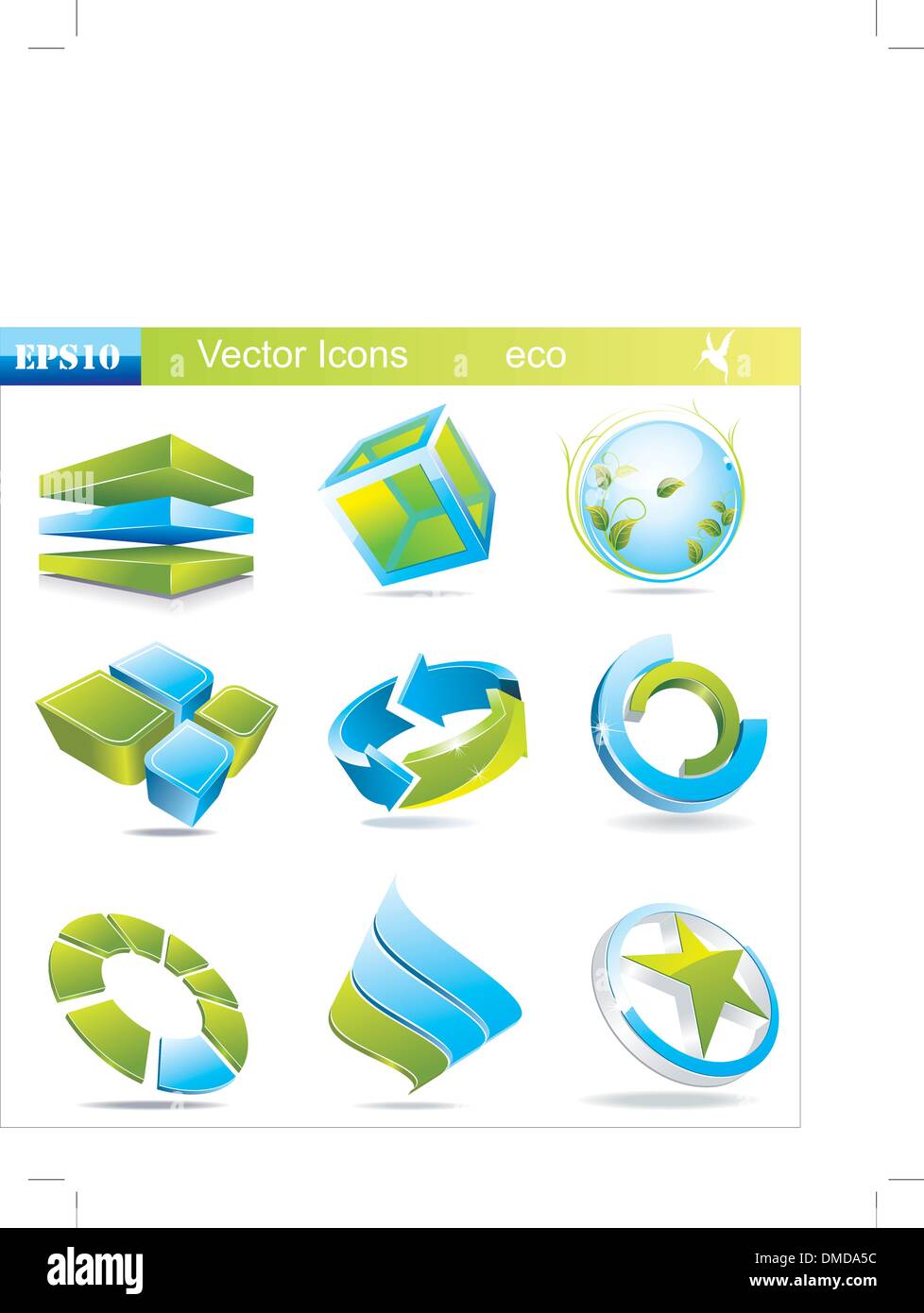 Illustration recycling symbols earth Cut Out Stock Images & Pictures ...