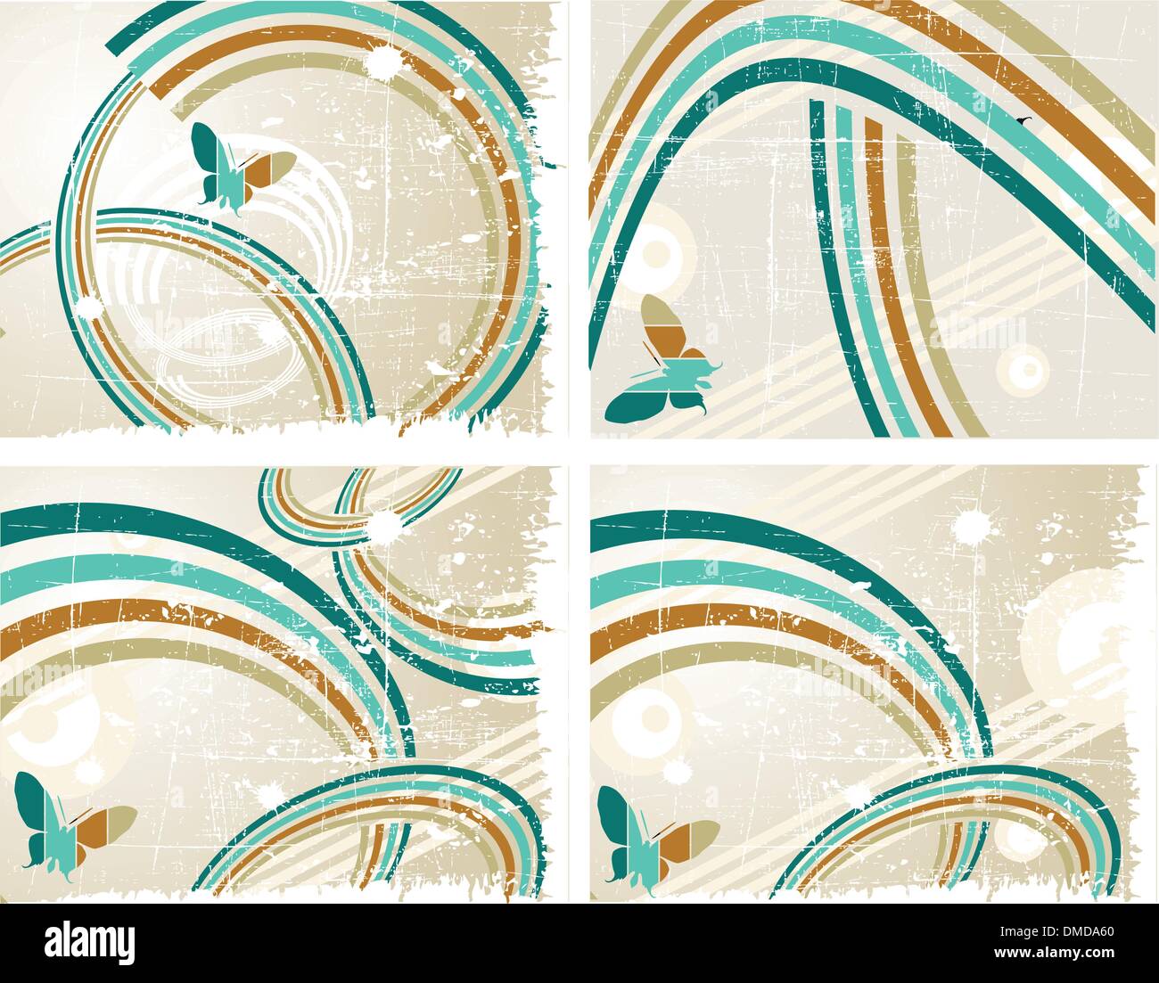 the vector retro grunge background Stock Vector Image & Art - Alamy