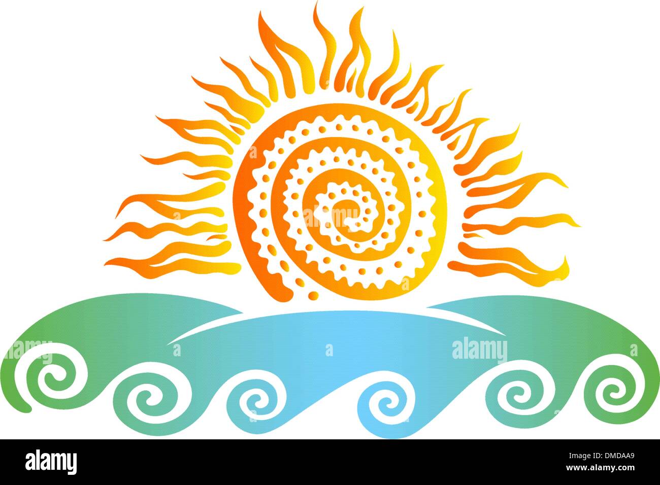 sun and sea Stock Vector Image & Art - Alamy