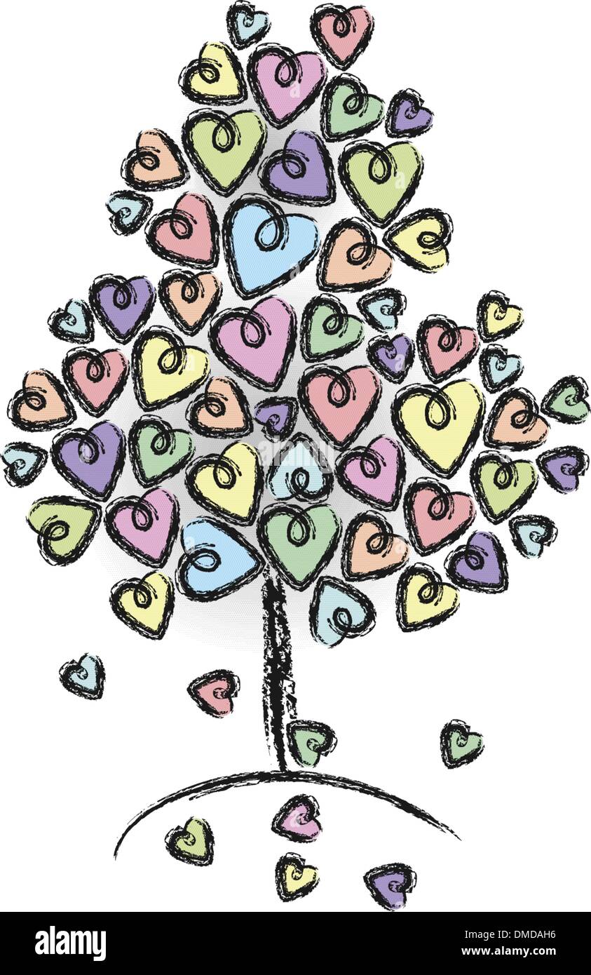 Hug me tree Stock Vector Images - Alamy