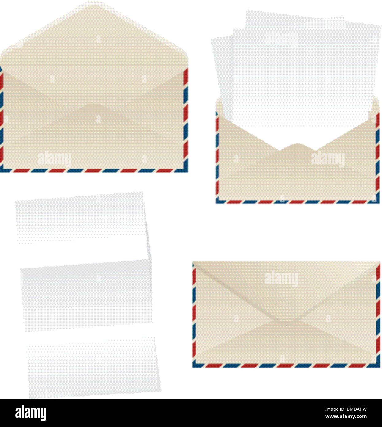 Paper sheets open blank Stock Vector Images - Alamy