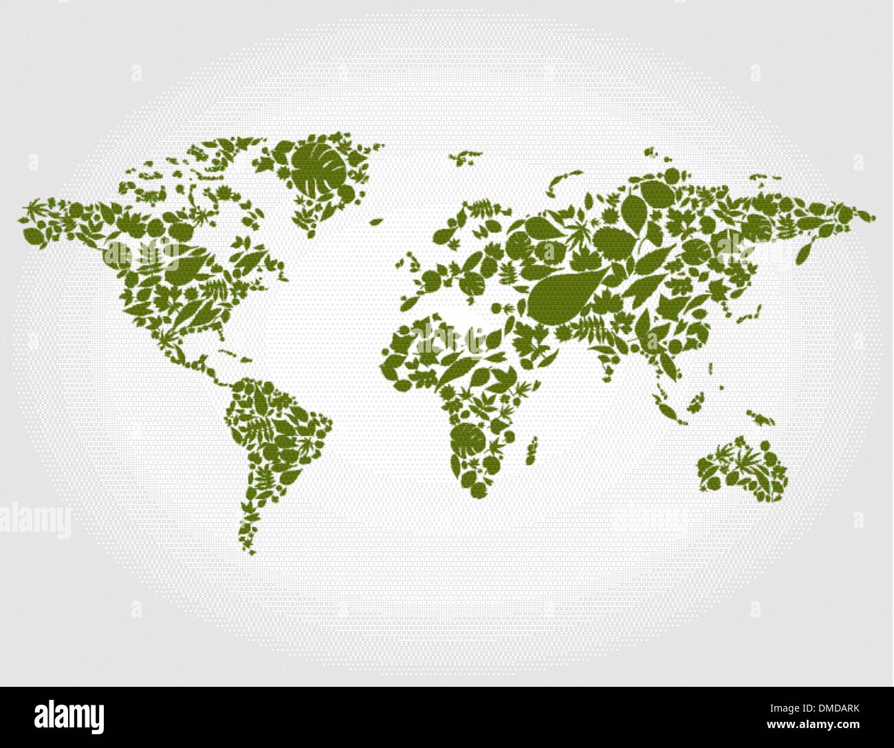 Flora map Stock Vector Images - Alamy