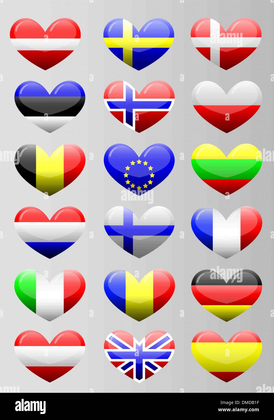 Finland heart Stock Vector Images - Alamy