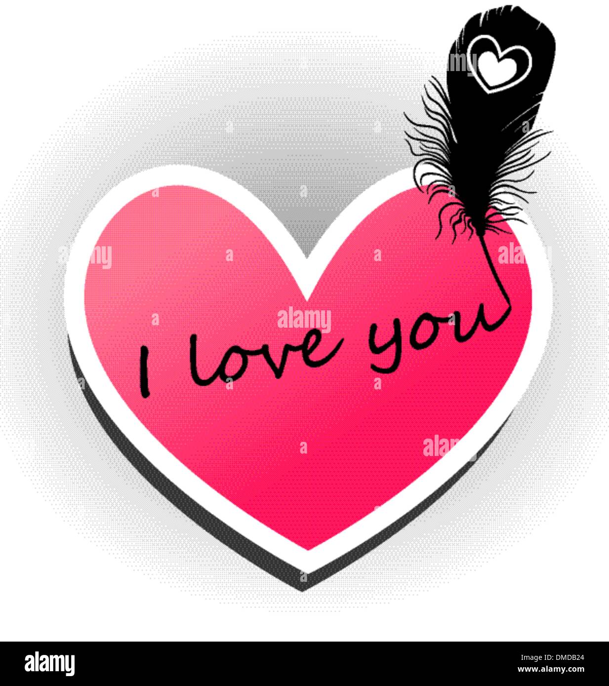 I love you candy Stock Vector Images - Alamy