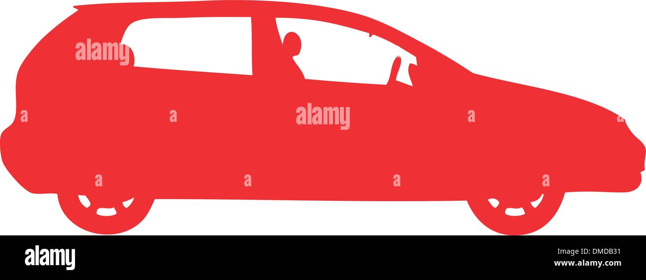 Car silhouette design hi-res stock photography and images - Alamy