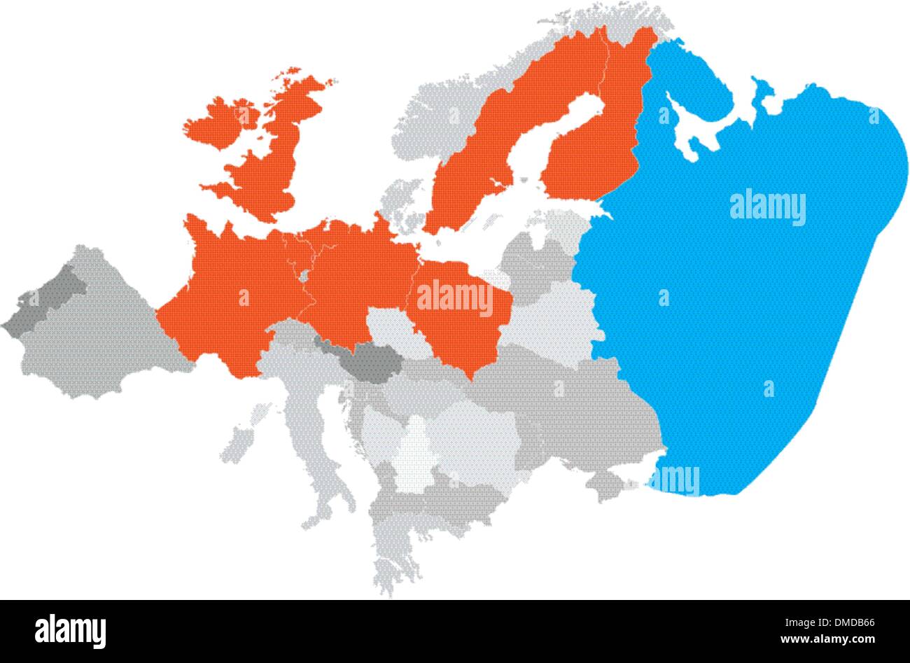 Vector Map of Europe Stock Vector Image & Art - Alamy