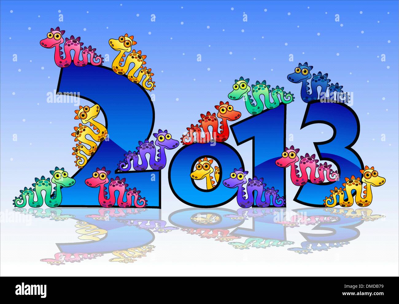 Snakes at night Stock Vector Images - Alamy