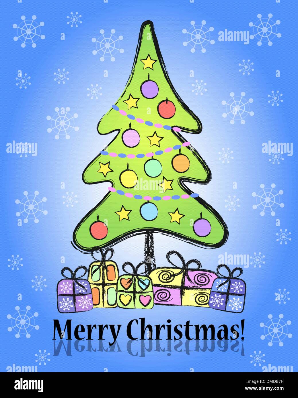 Happy new year snow glass Stock Vector Images - Alamy