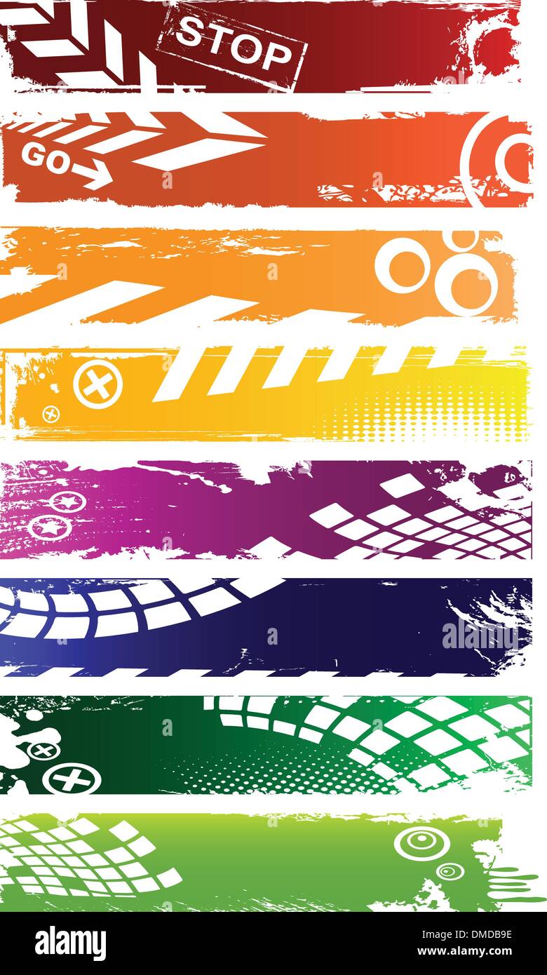 Banners set place text Stock Vector Images - Alamy