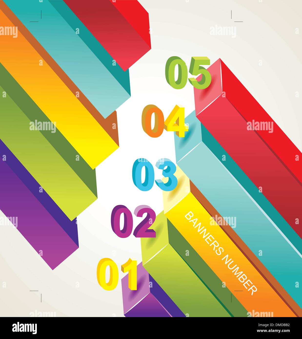 Design template numbered banners Stock Vector Image & Art - Alamy