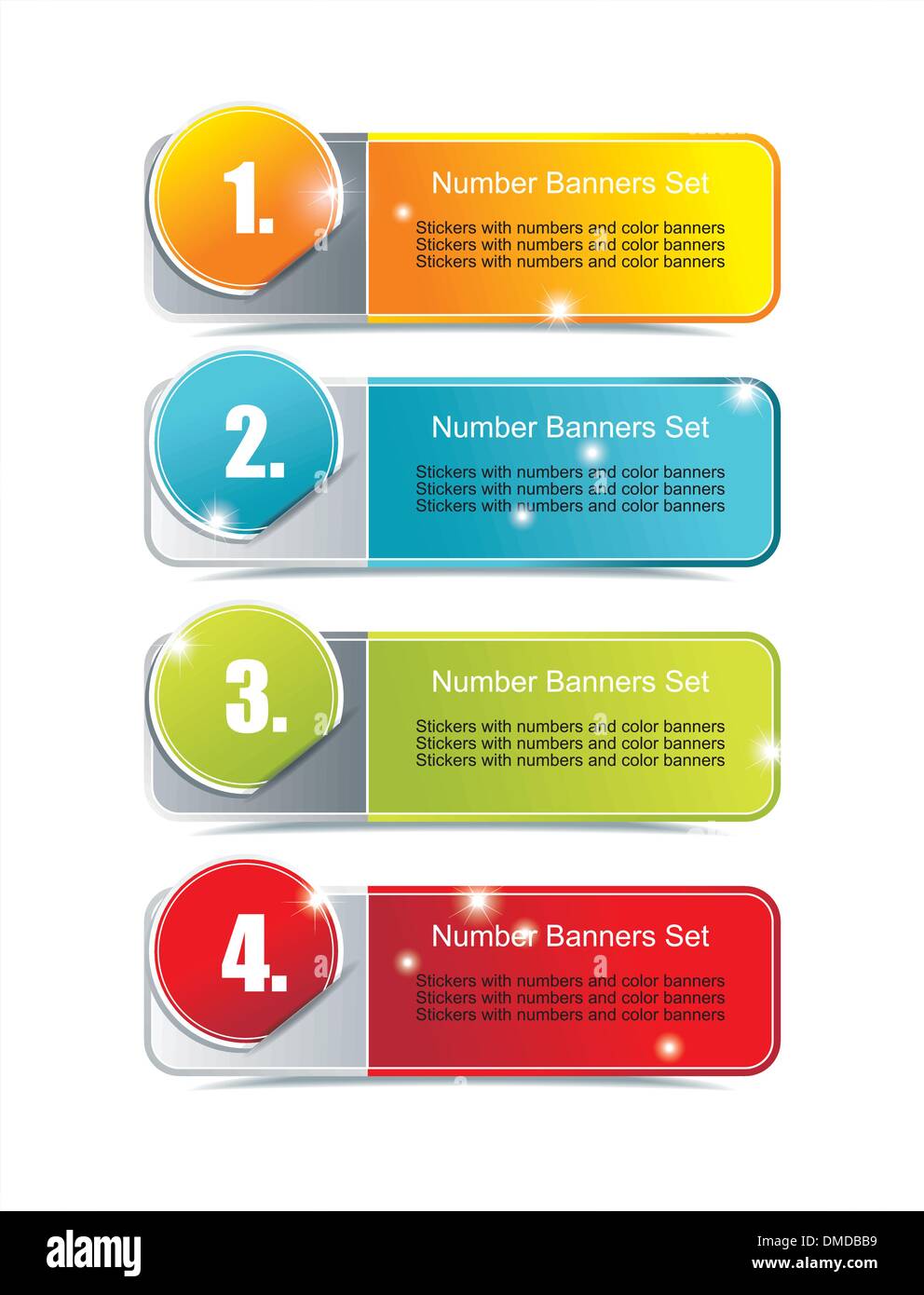 Set modern banners template Cut Out Stock Images & Pictures - Alamy