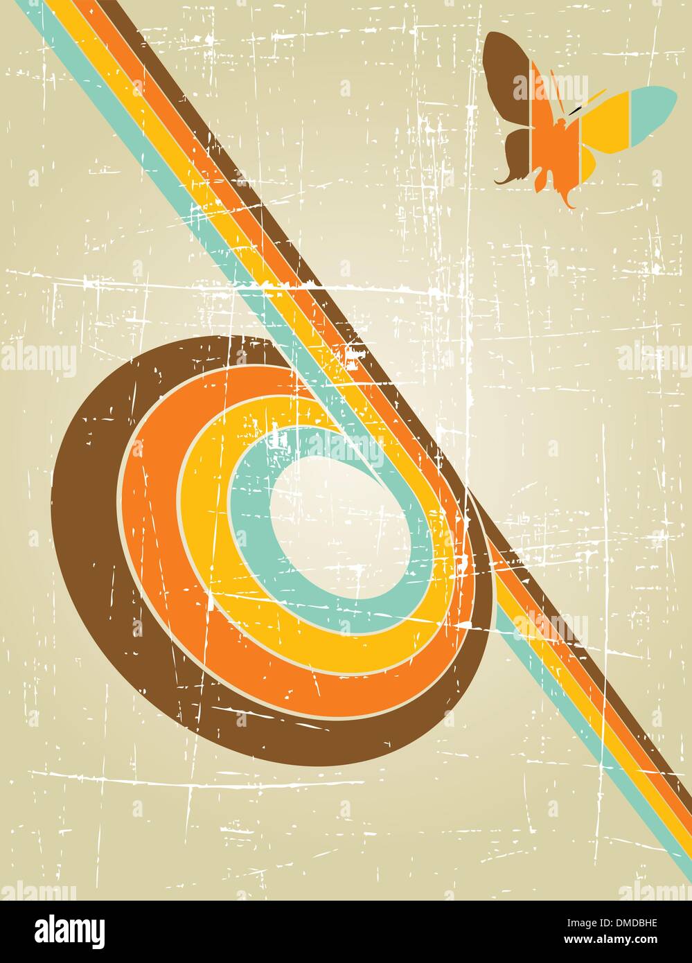 the vector retro grunge background Stock Vector Image & Art - Alamy