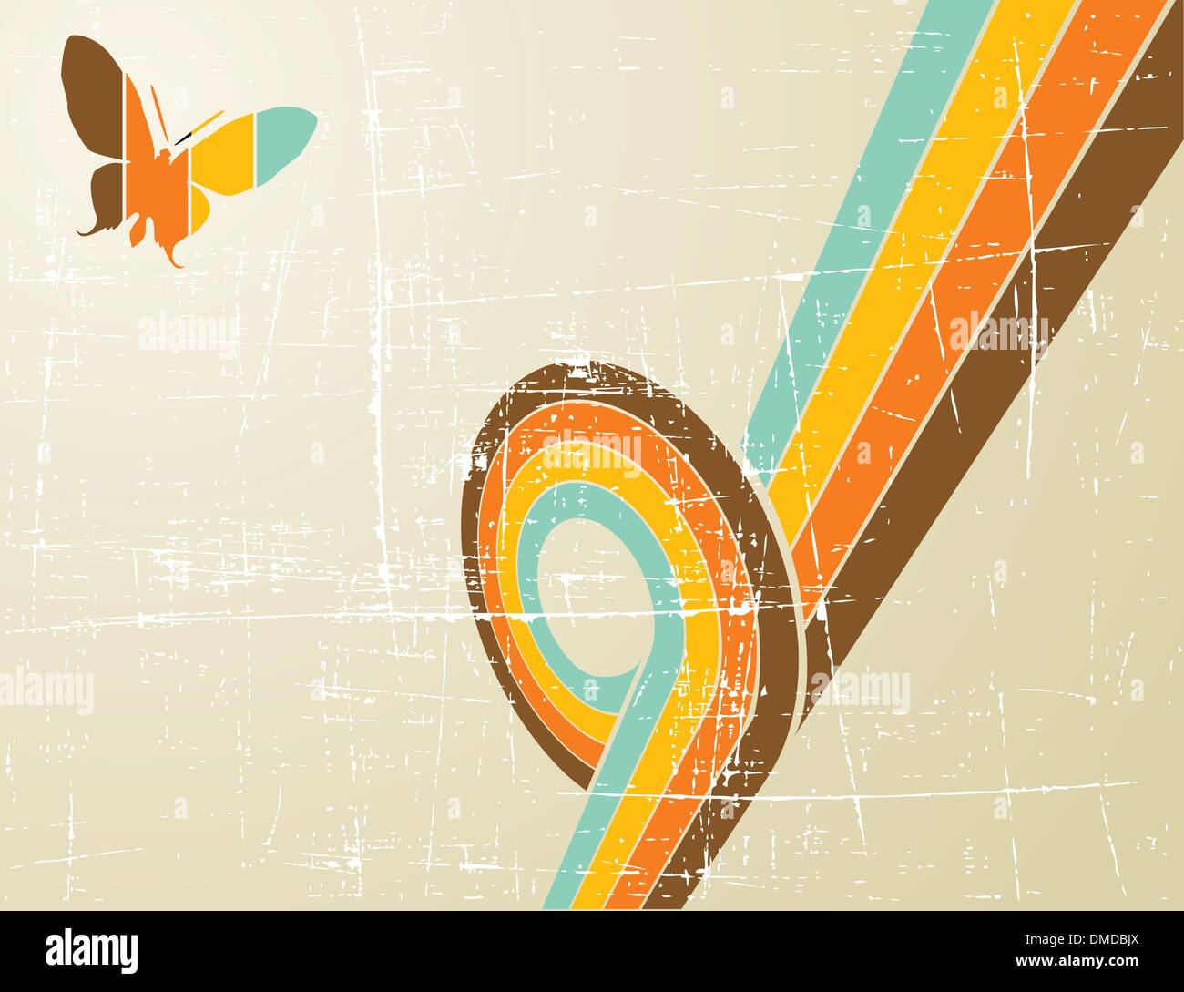 the vector retro grunge background Stock Vector Image & Art - Alamy