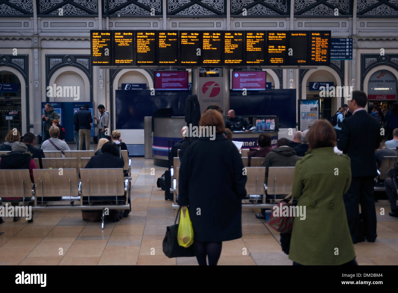 Paddington train station, West London, England, United Kingdom Stock ...