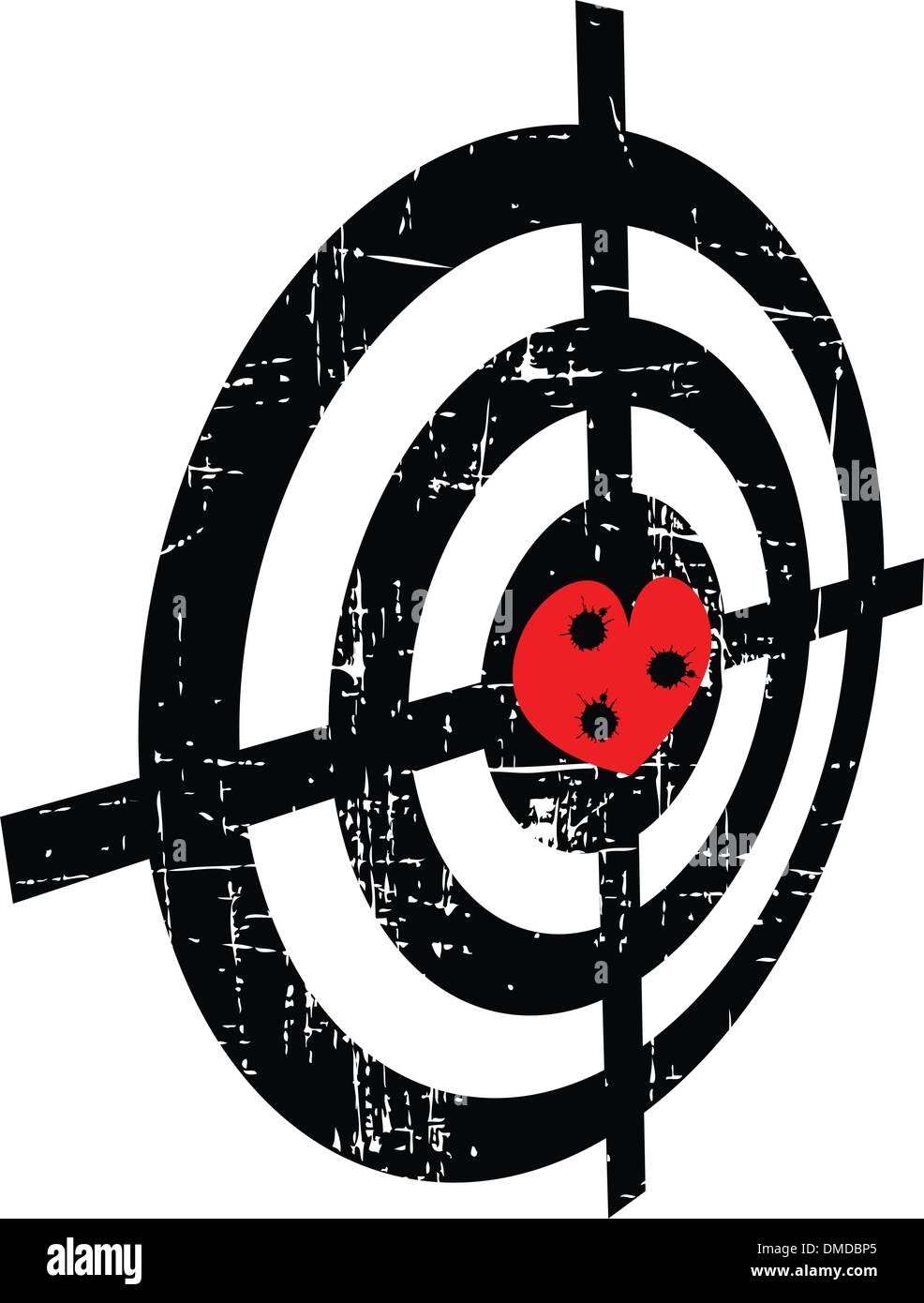 the abstract vector grunge target Stock Vector Image & Art - Alamy