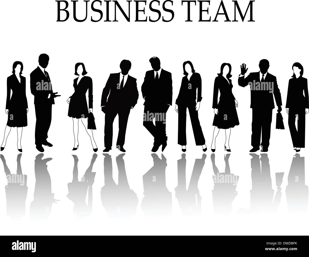 the vector business silhouette Stock Vector Image & Art - Alamy