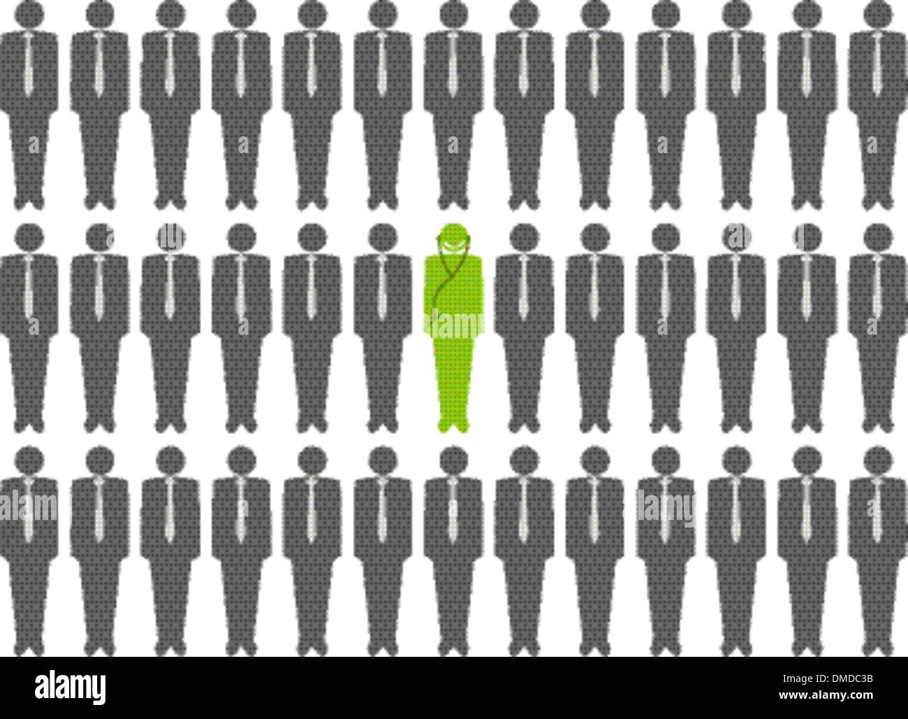 Stand out from the crowd people hi-res stock photography and images - Alamy