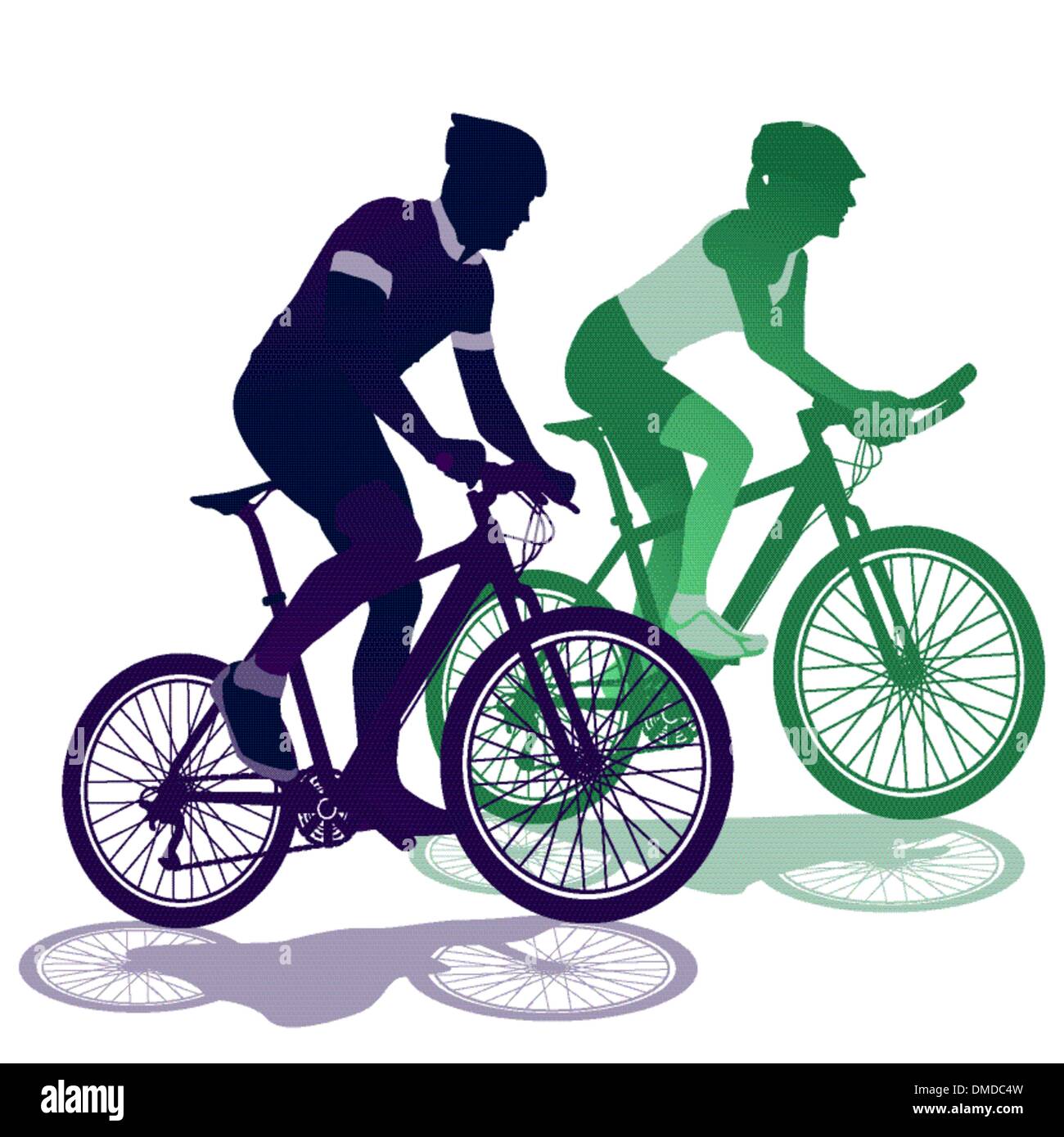 Out for a bike ride Stock Vector Images - Alamy
