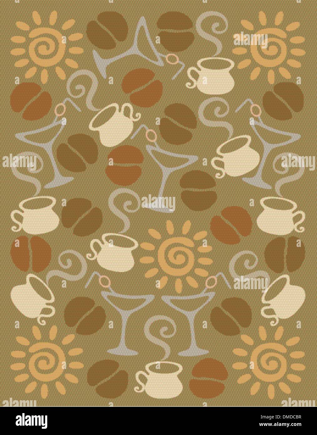 Coffee background vector vectors hi-res stock photography and images ...