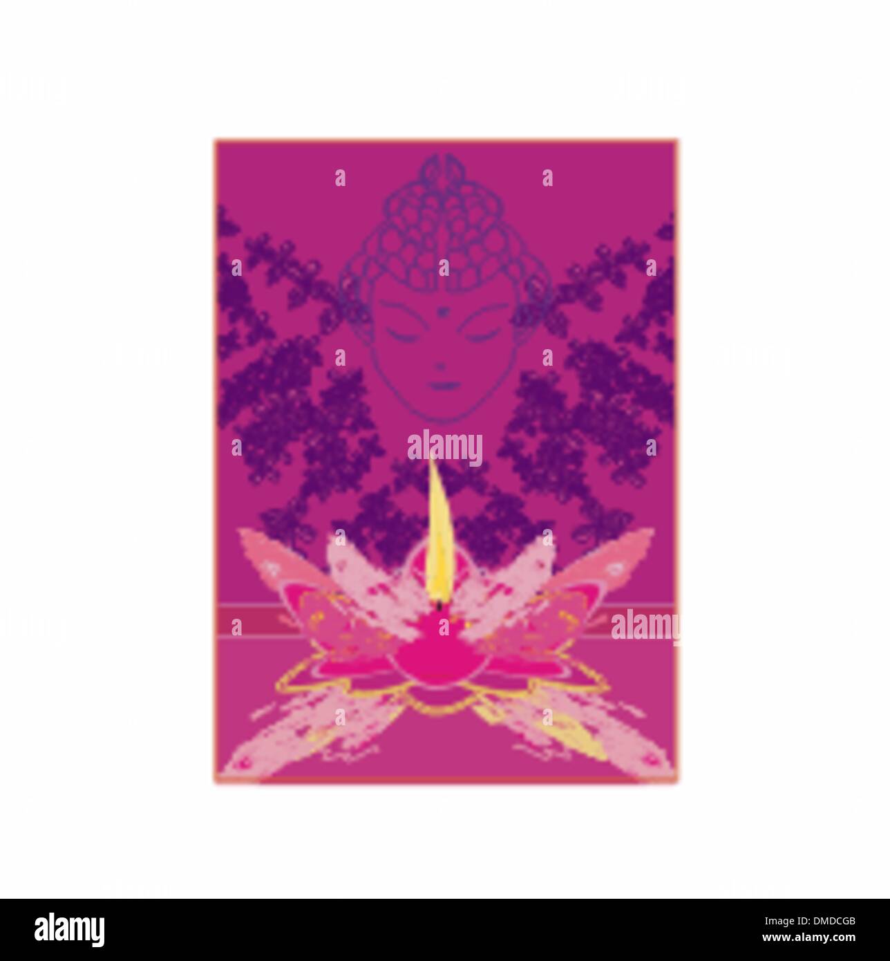 Buddhist praying lotus flower Stock Vector Images - Alamy